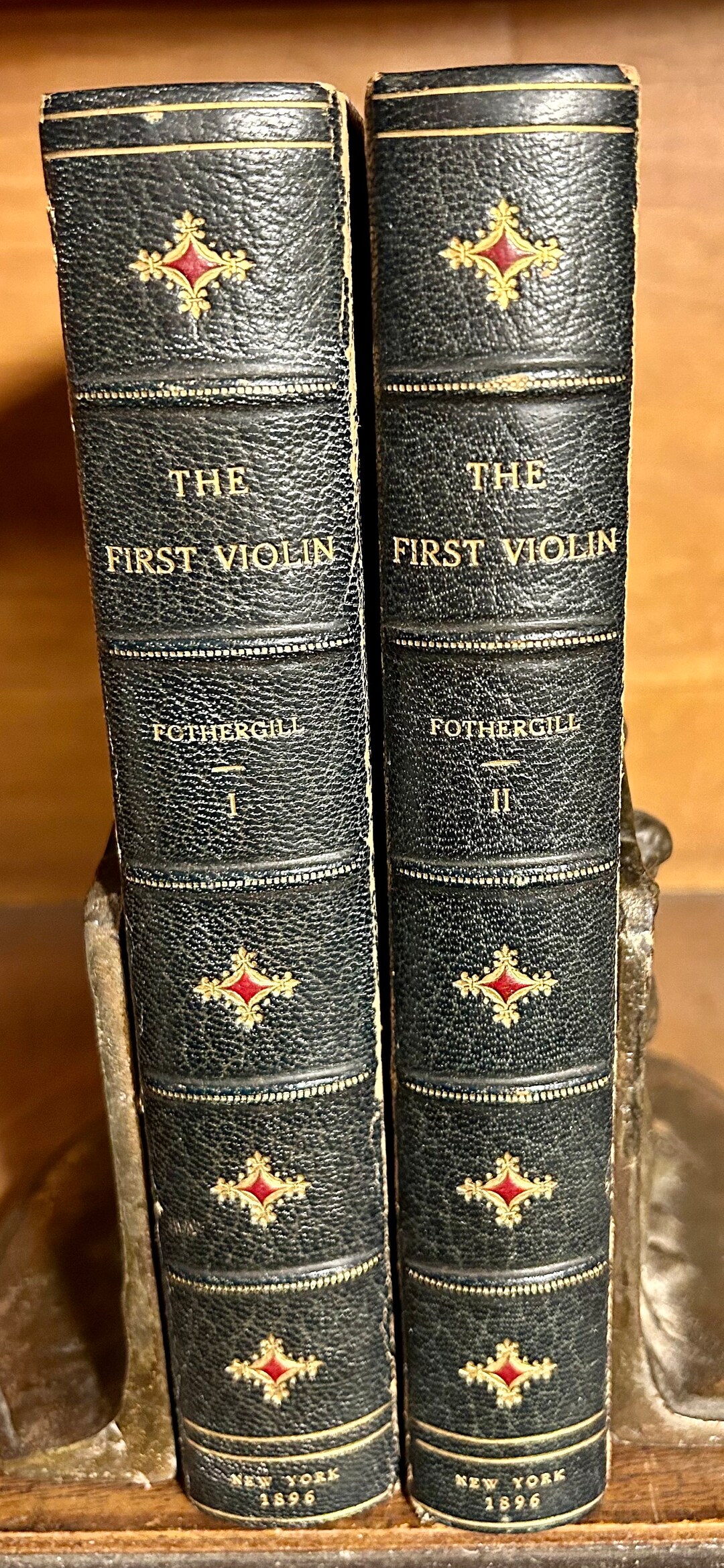 1896 the First Violin Jessie Fothergill 2 Volumes Leather Bound - Etsy