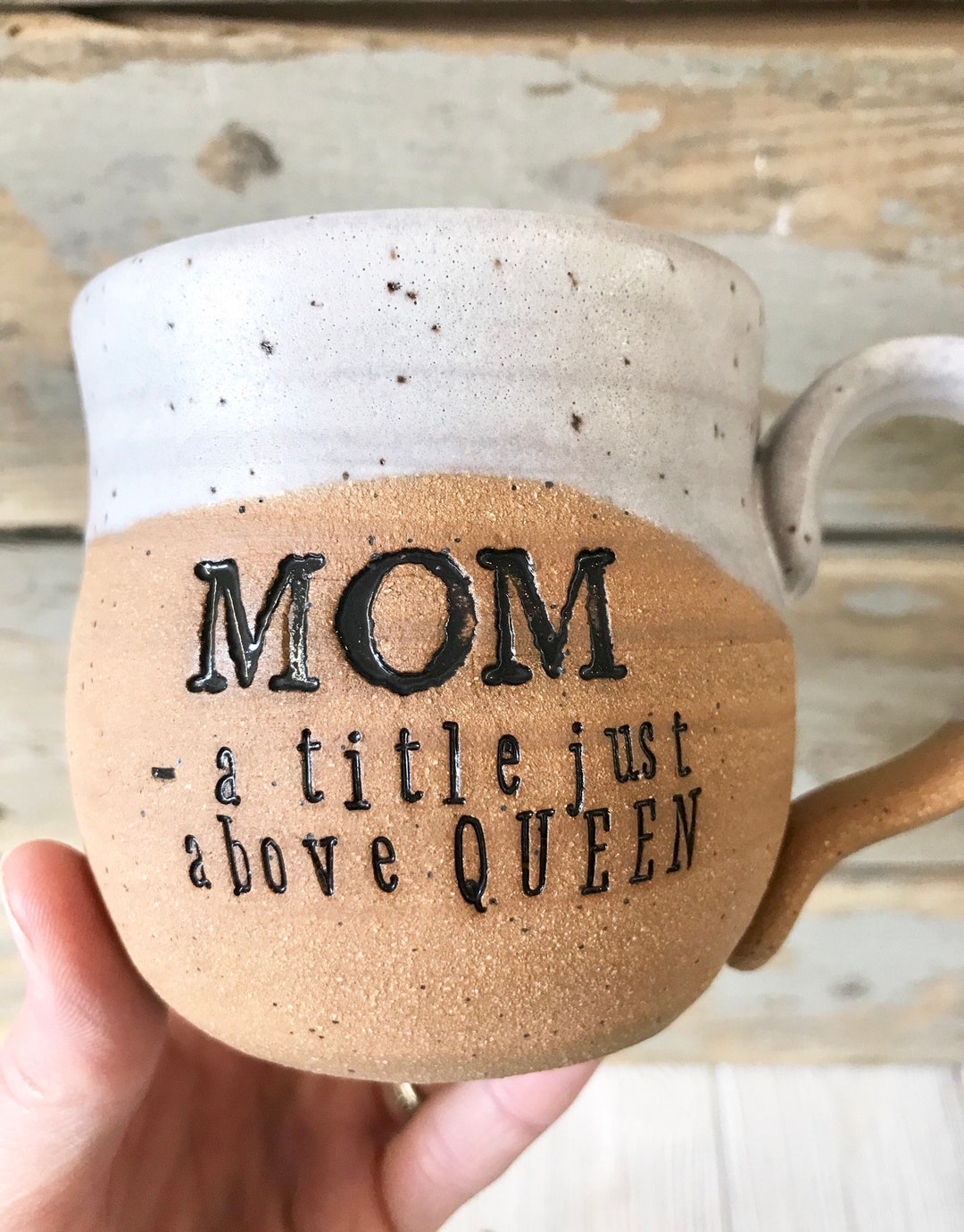 Handmade Mom Mug - Pottery Handmade - Mothers Day Gift - New Mom Gift ...