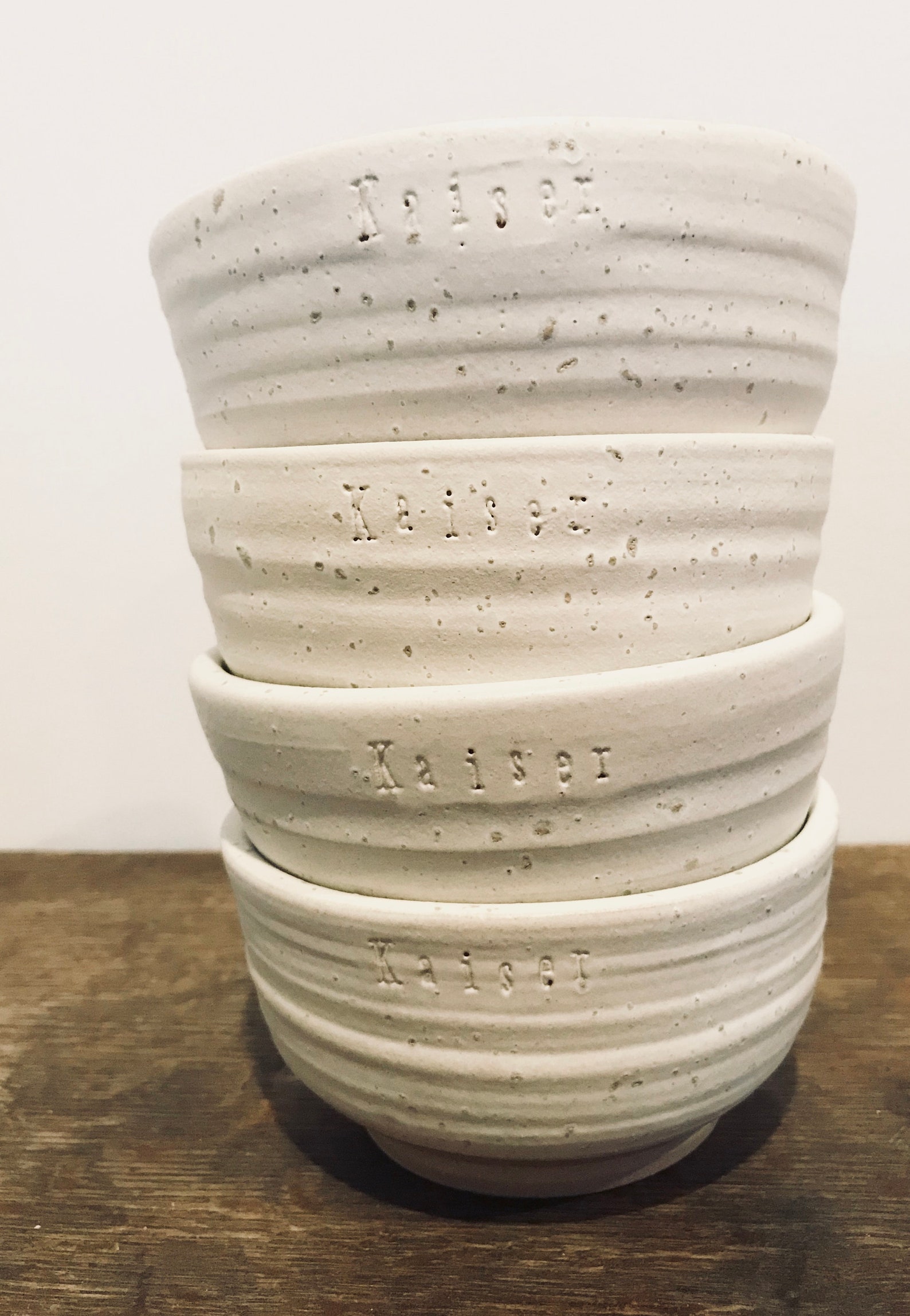 Handmade Ceramic Dinnerware Set Personalized With Name Set - Etsy