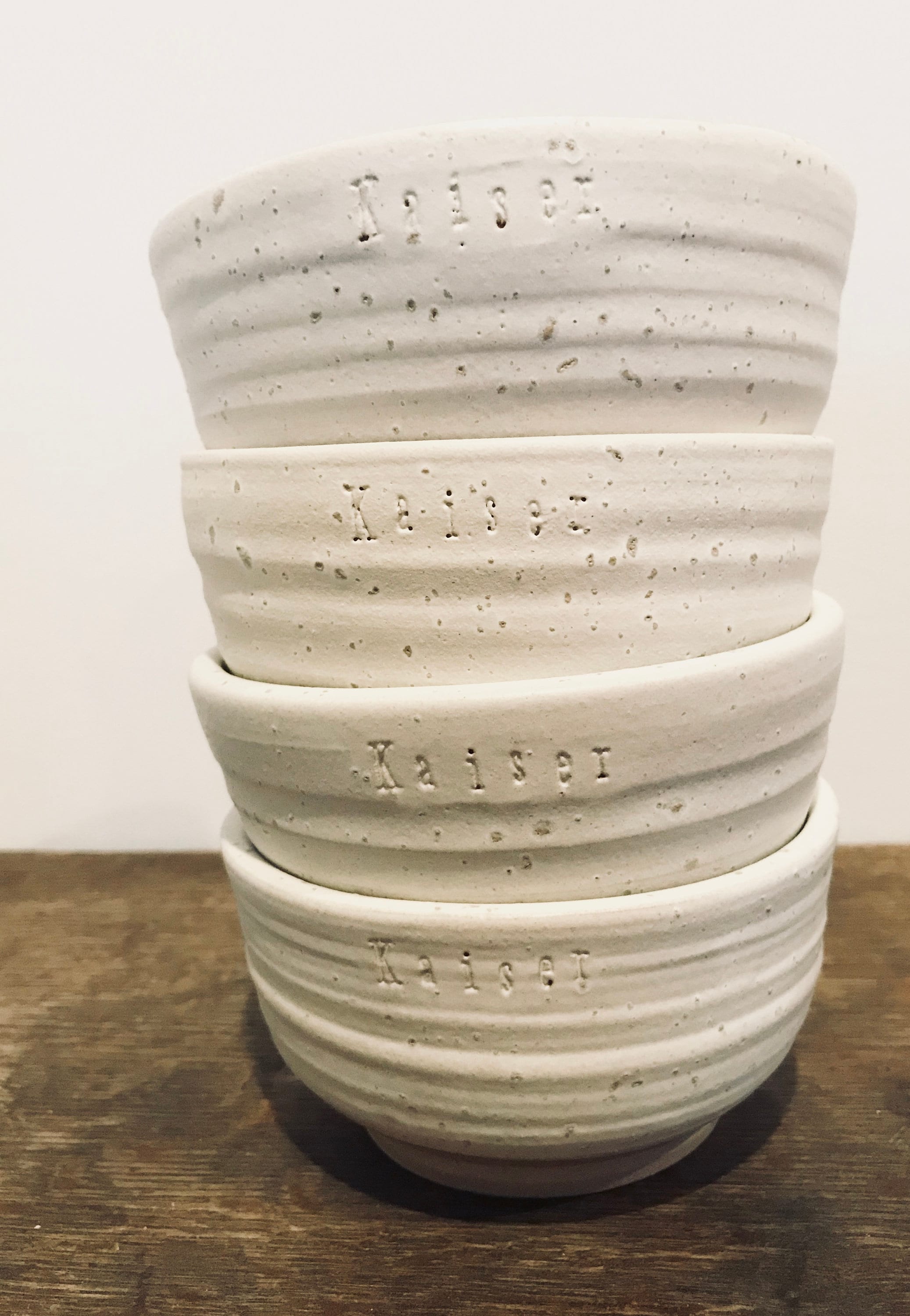 Handmade Ceramic Dinnerware Set Personalized With Name Set - Etsy