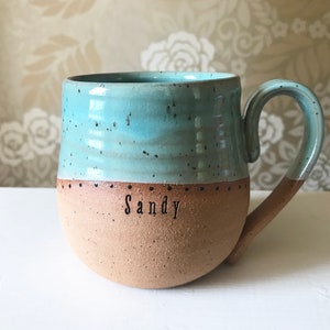 Handmade Personalized Pottery Mug - Custom Ceramic Mug - Etsy