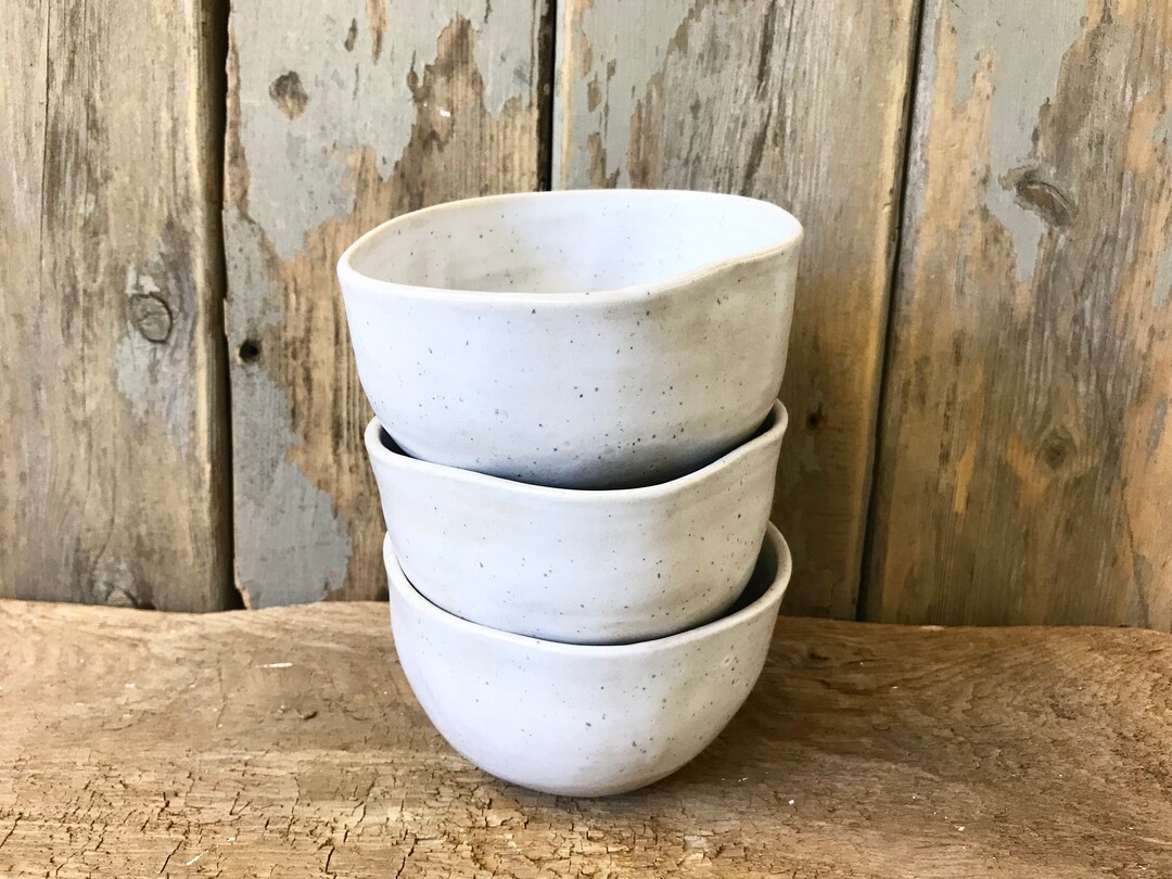 Handmade Stoneware Soup Bowl: Irregular Ceramic Dinnerware - Etsy UK