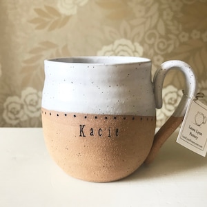 Handmade Personalized Pottery Mug - Custom Ceramic Mug - Etsy