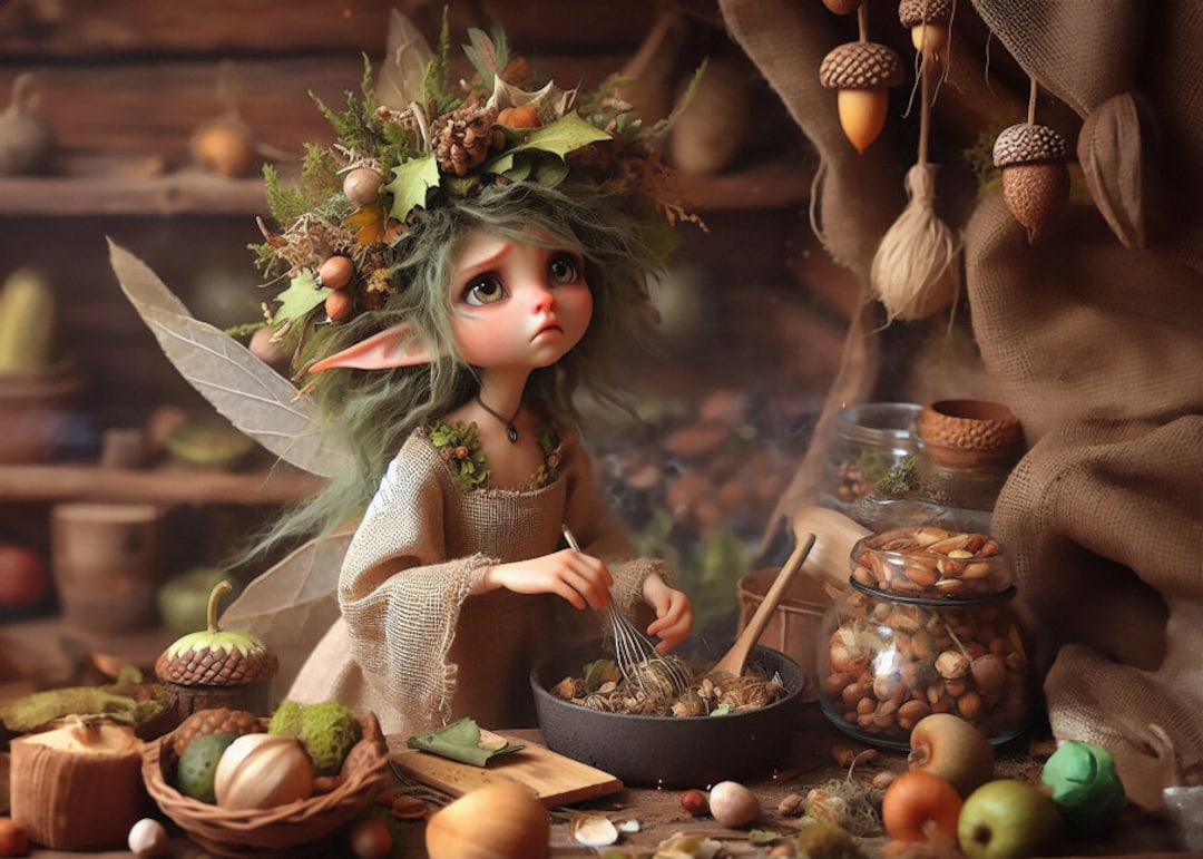 Printable Fairy Wall Art: "making Fairy Dust, but Forgetting Something ...