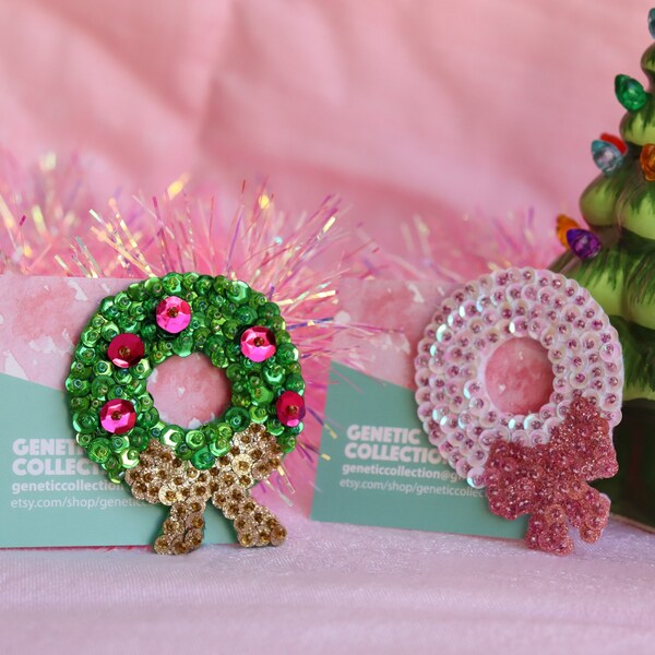 Sequin Brooch - Etsy