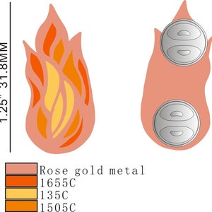 Final Fantasy VII Elemental Materia Enamel Pins Lightning, Fire, Water ...