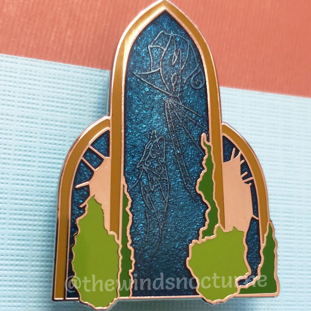 Dragon Age Inquisition Enamel Pins: Eluvian Mirror of the Dreadwolf and ...