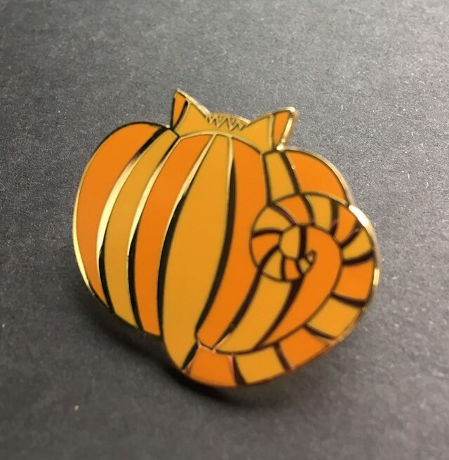 Pumpkin Cat Hard Enamel Pin | Etsy