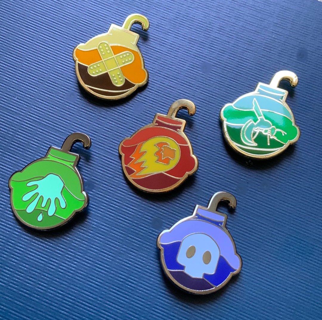 Dragon Age Potion Grenade Pins - Etsy
