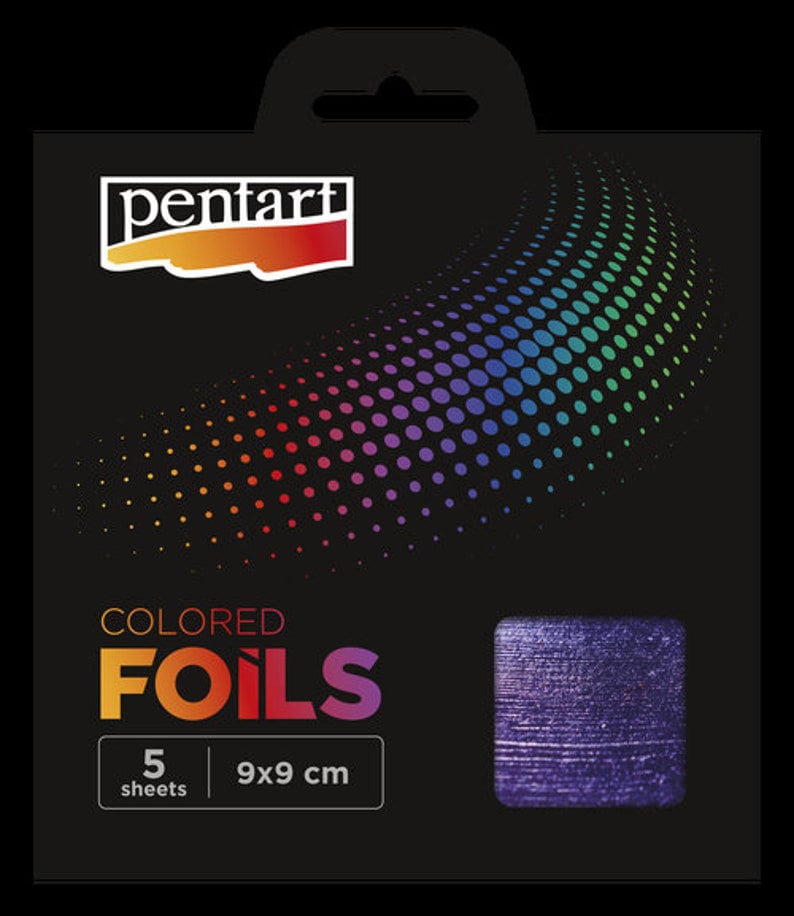 Pentart Decor Colored Foil Sheets 9x9 Cm Used in DIY Scrapbooking Craft ...