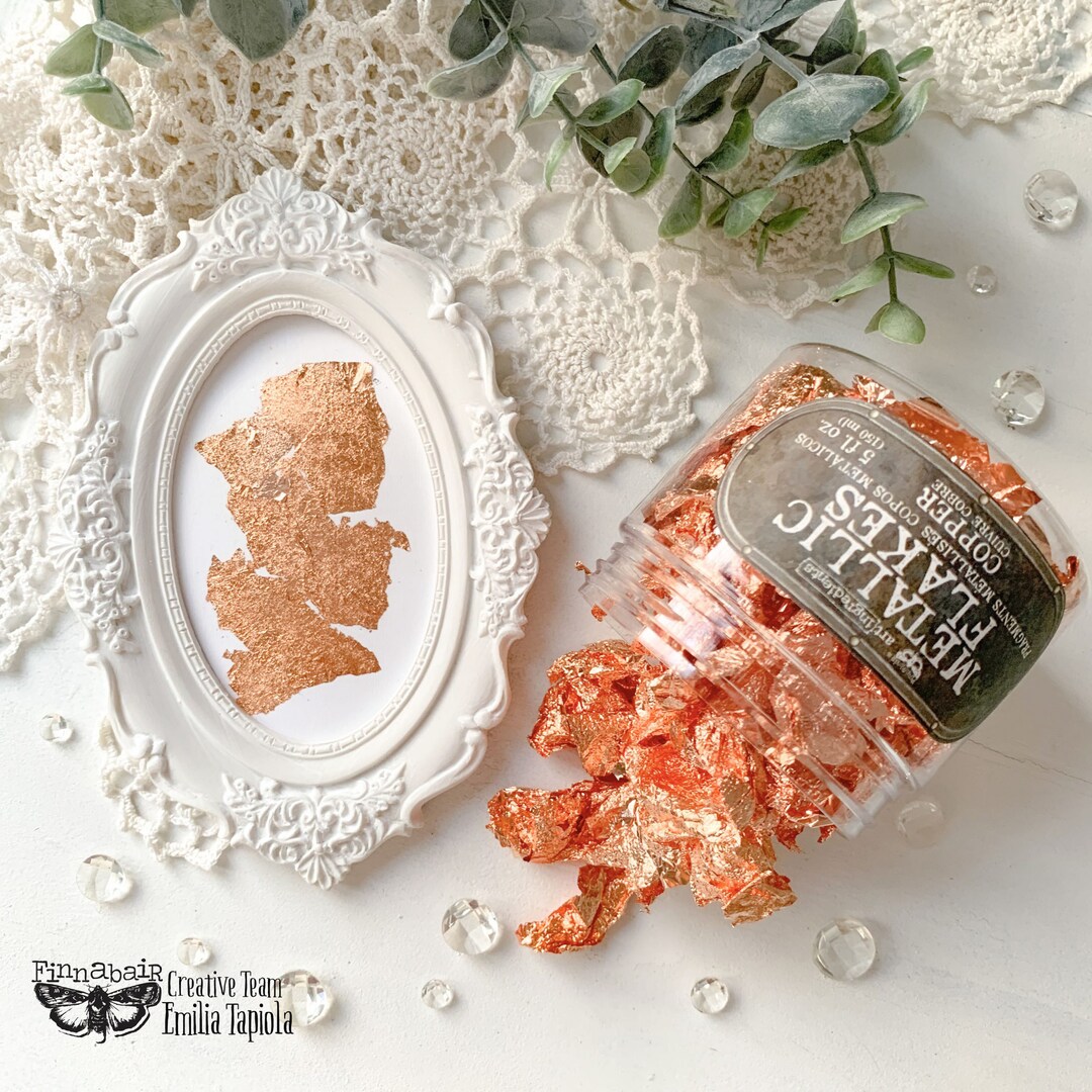 Copper Metal Flakes Foils Redesign With Prima Art Ingredients for DIY ...
