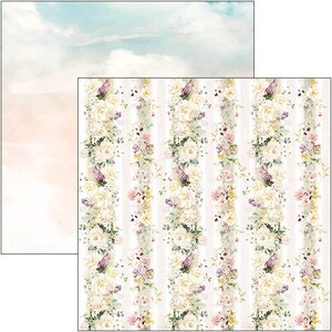 12x12 Blooming Flower Cardstock Floral Scrapbooking Paper Pad Junk ...
