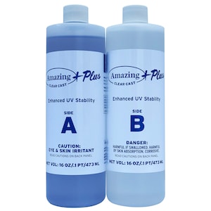 Clear Resin, Amazing Clear Cast Plus Epoxy Resin Resin Mold, Clear ...