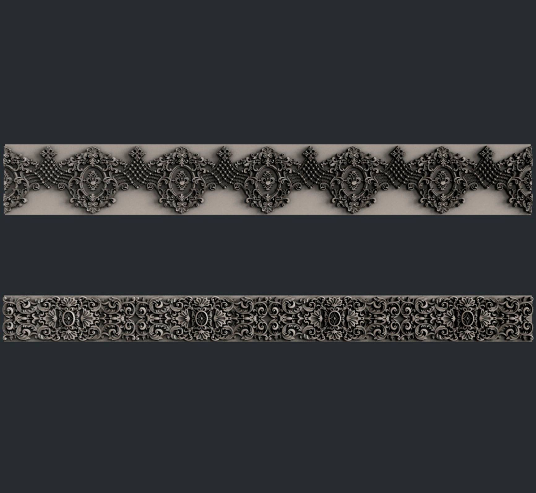 Seamless Borders 1 2 3 and 4 Individual Mold Zuri Mold - Etsy