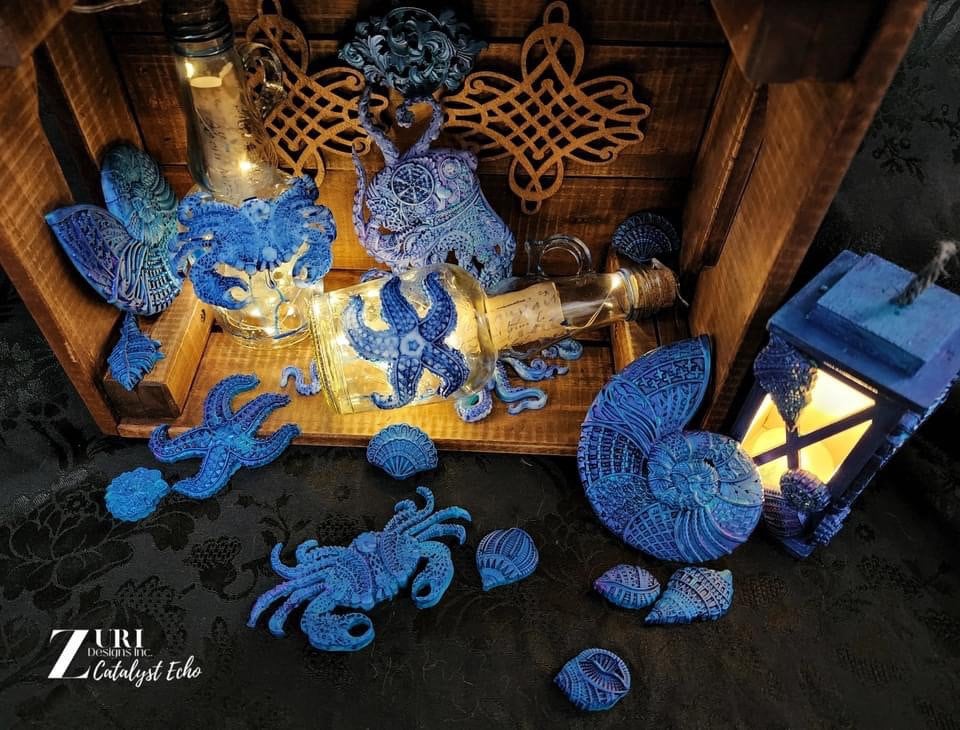 Ornate Octopus Mold Zuri Mold Silicone Mould Zuri Mold 3D Mold - Etsy