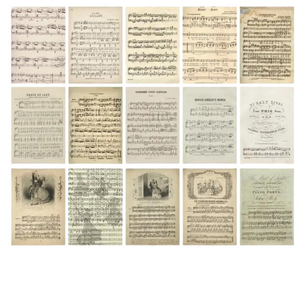 Diy Collage Sheet - Etsy