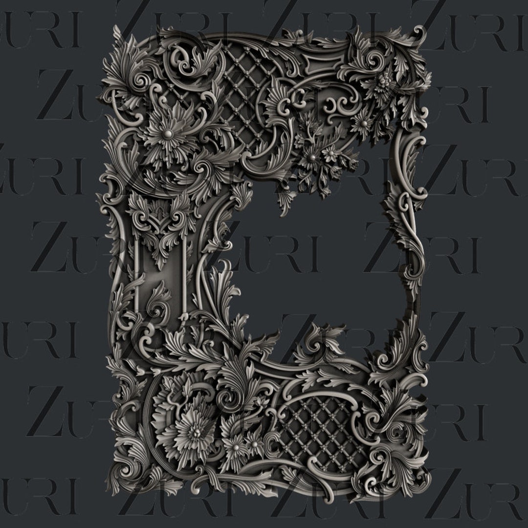 Wood Carving Mold Zuri Mold Silicone Mould 3D Clay Mold or Resin ...