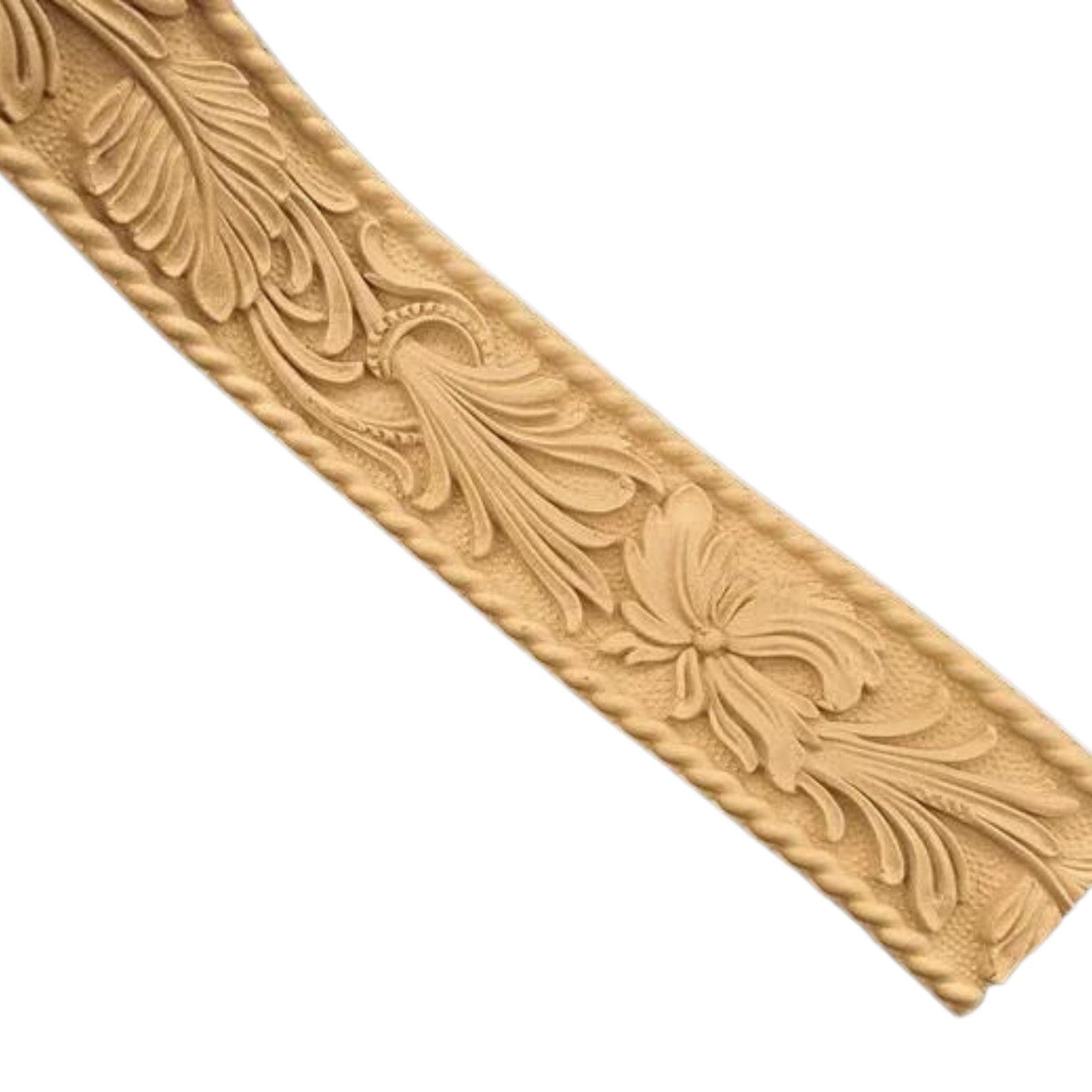 Wide Floral Decorative Trim Iflex Wood Products Wood Trim G0121 Heat ...