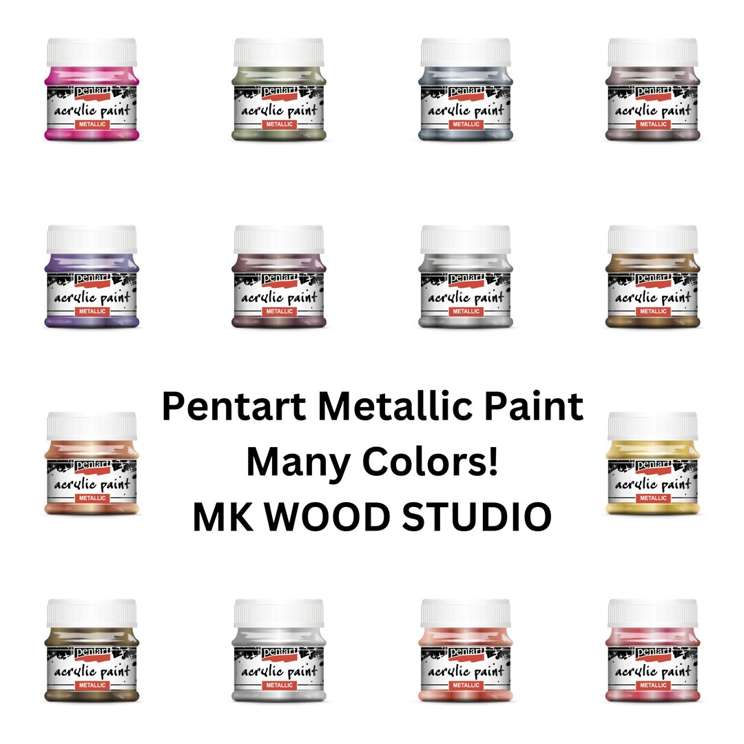 Many Colors! Acrylic Paint Metallic Pentart Metallic Paint Metallic ...