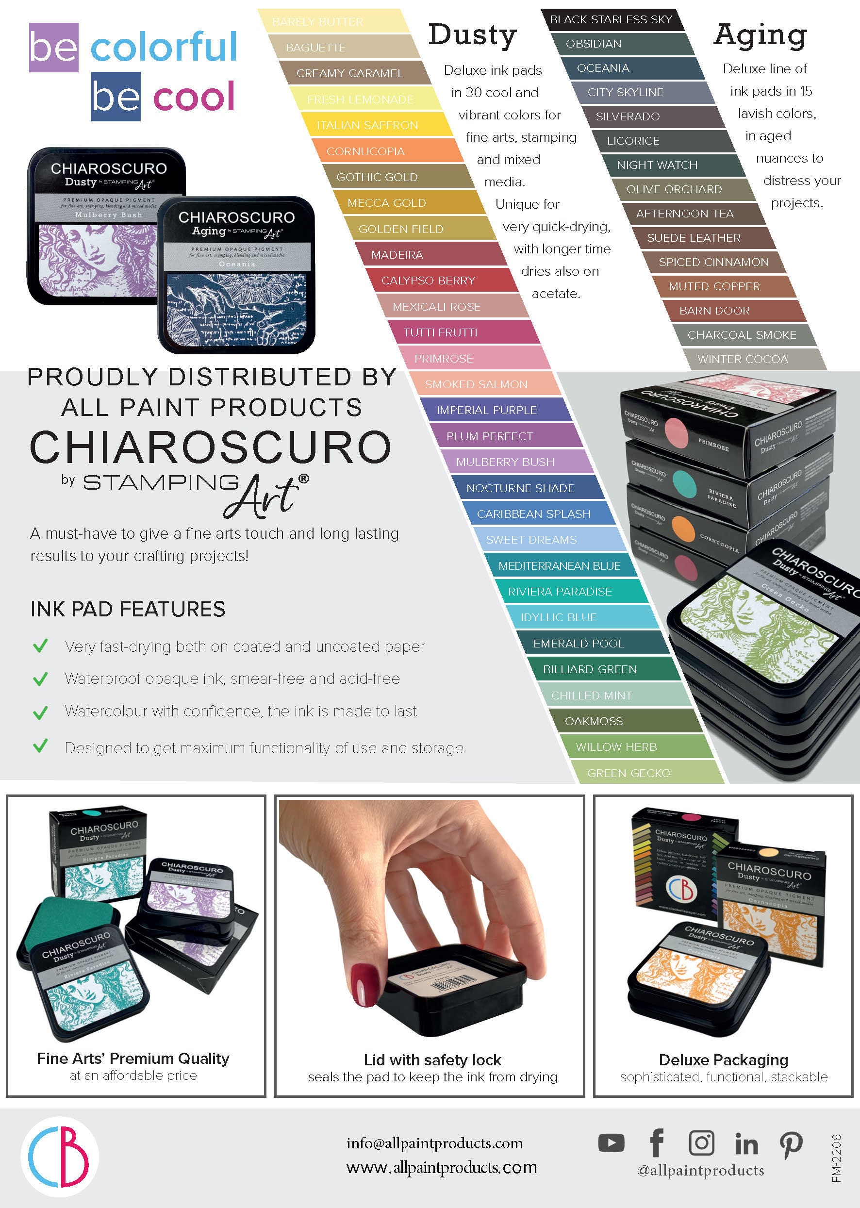 Chiaroscuro Dusty Ink Pad Barely Butter Yellow Ink Pad by Ciao - Etsy