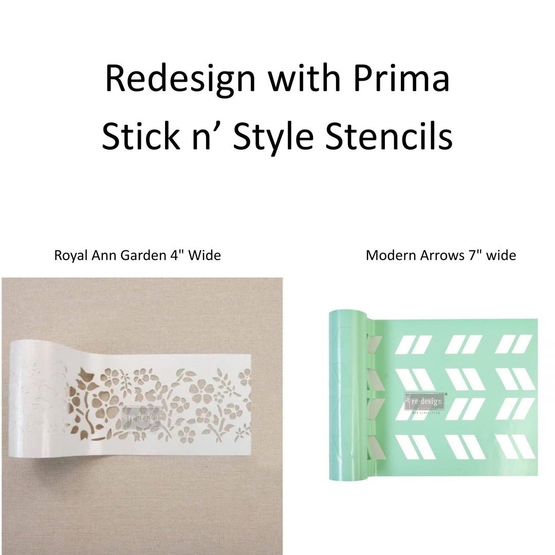 Stick and Style Stencils, Redesign With Prima Stencils, Scrapbook ...