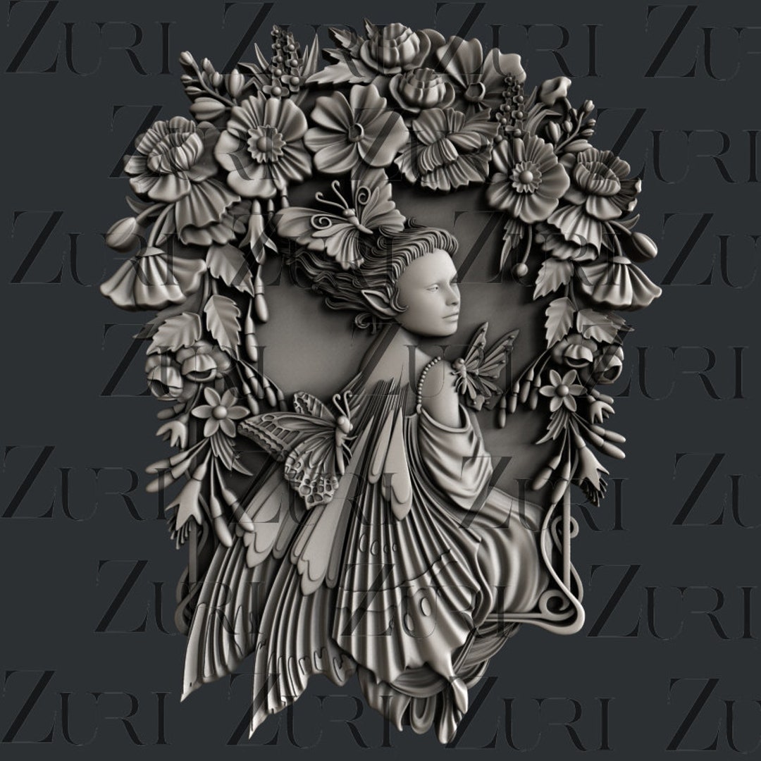 Fairy Swing Zuri Mold, Silicone Mould, 3D Clay Mold, Enchanted Realm ...