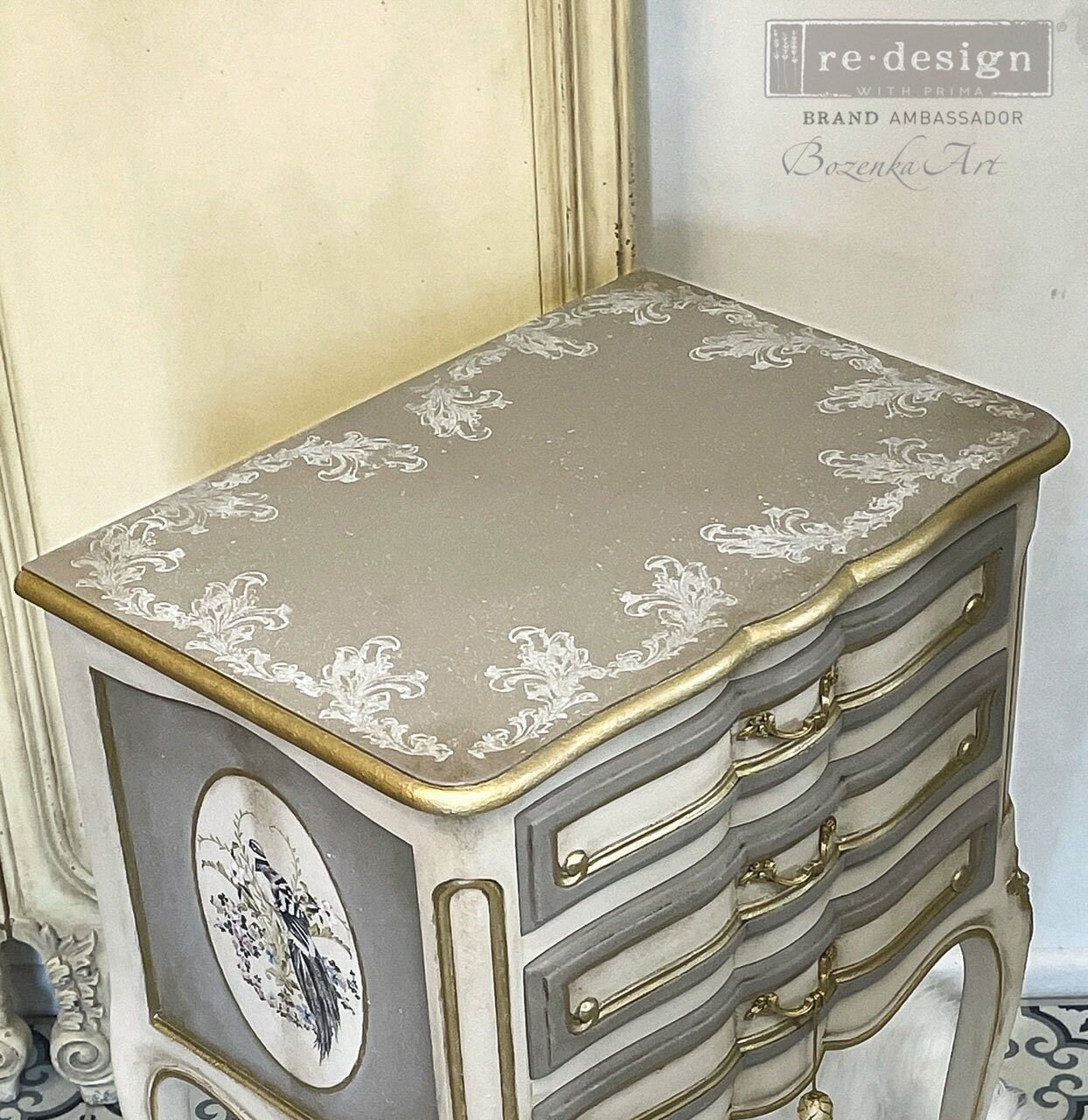 Rare Birds Mini Redesign With Prima Transfer Rub on Decal - Etsy