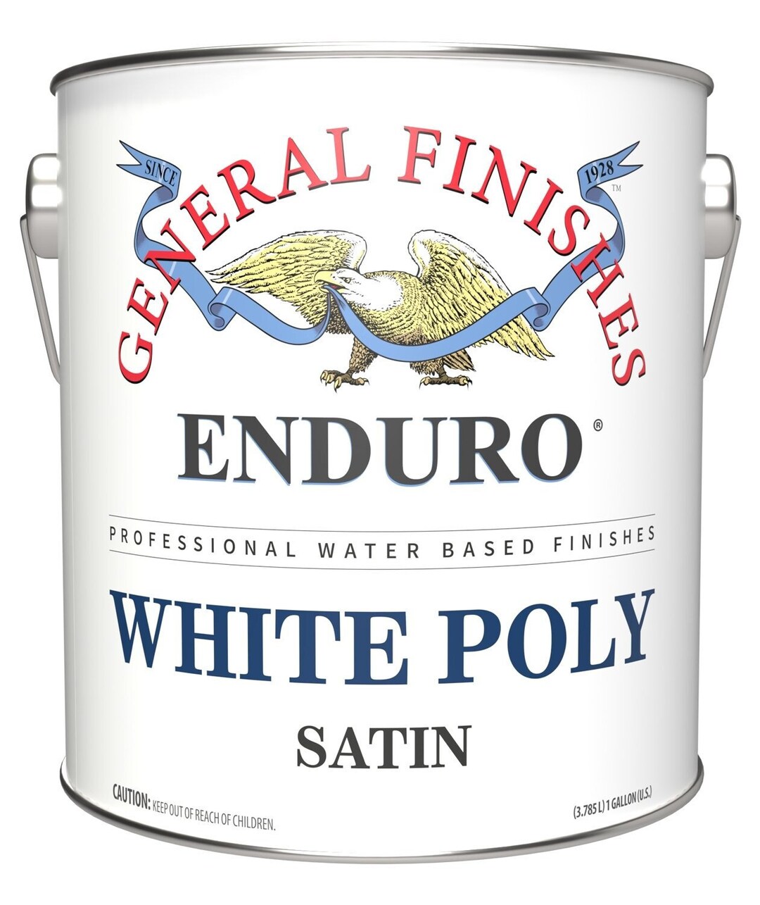 General Finishes Enduro White Poly Flat, Cabinet Paint, Furniture Paint ...