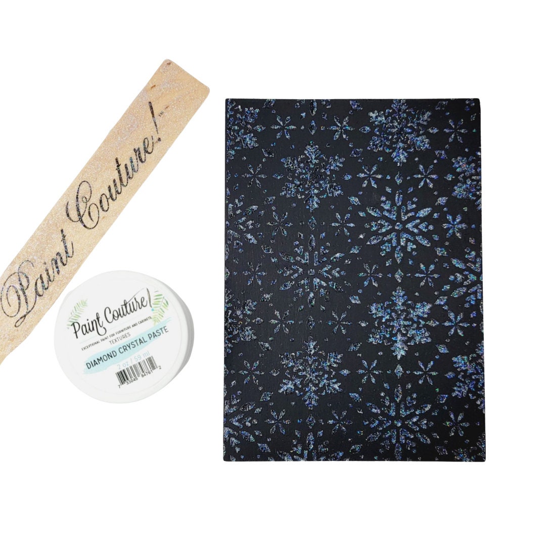 Diamond Crystal Paste for Stencil Paste, Imitation Snow Patterns ...
