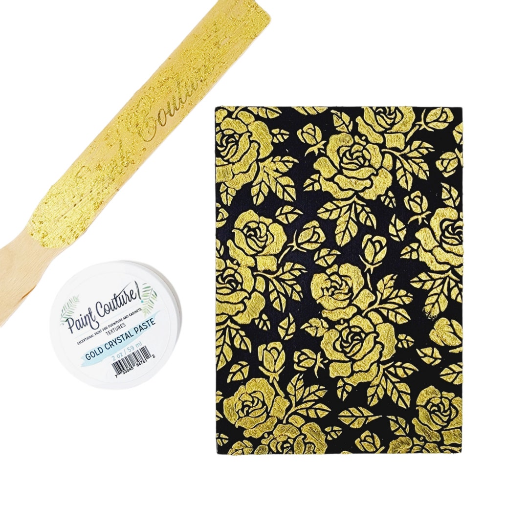 Gold Crystal Paste for Stencil Paste, Stencils, Card Making, Junk ...