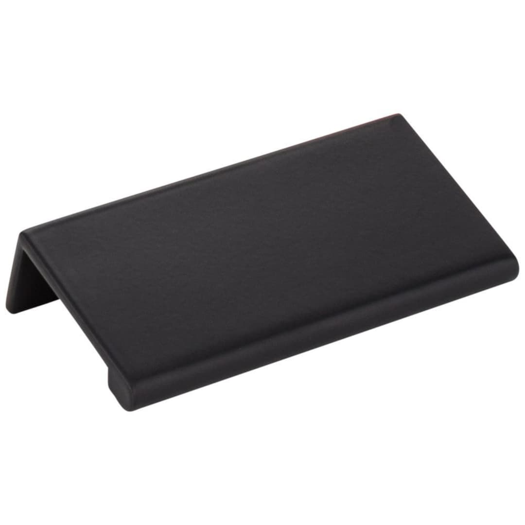 Matte Black Edgefield Cabinet Pull Tab, Long Edge Pull for Modern ...