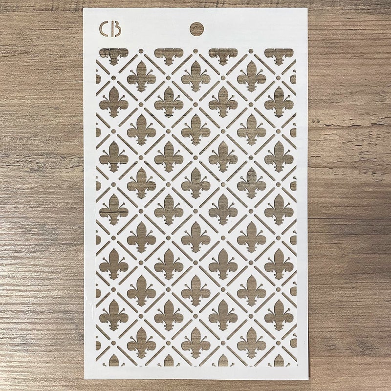 Fleur De Lis Stencil - Etsy