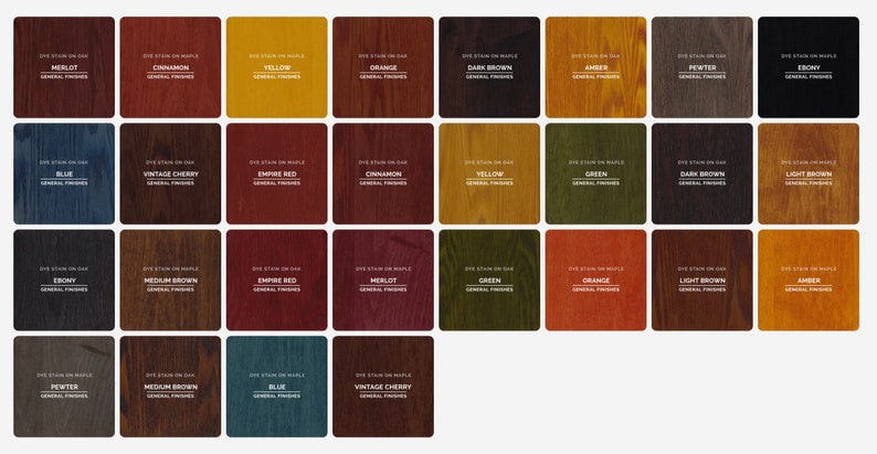 General Finishes Dye Stain - Etsy