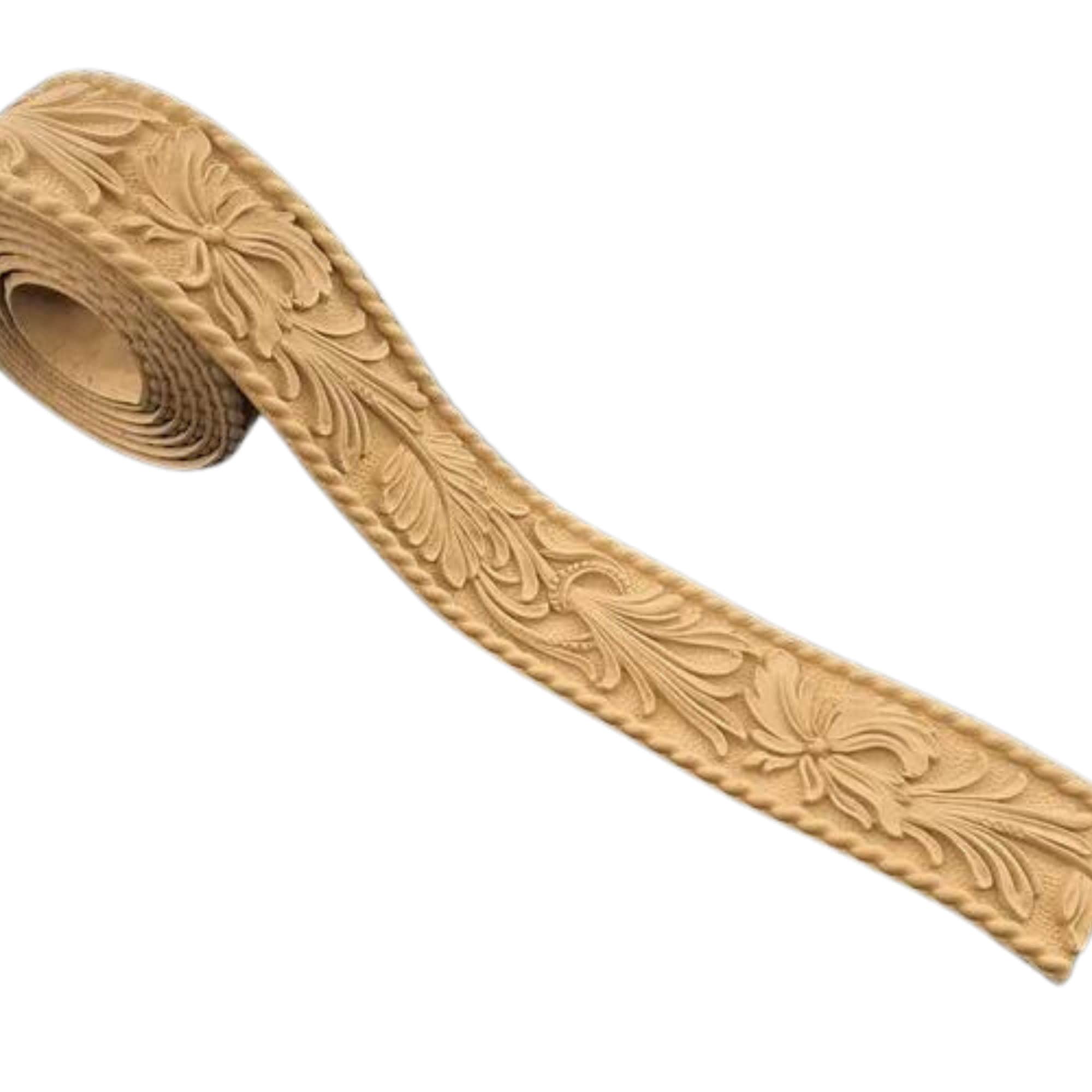 Wide Floral Decorative Trim Iflex Wood Products Wood Trim - Etsy