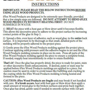 Skull Set Moulding 3416 Iflex Wood Products Heat Bendable Wooden ...