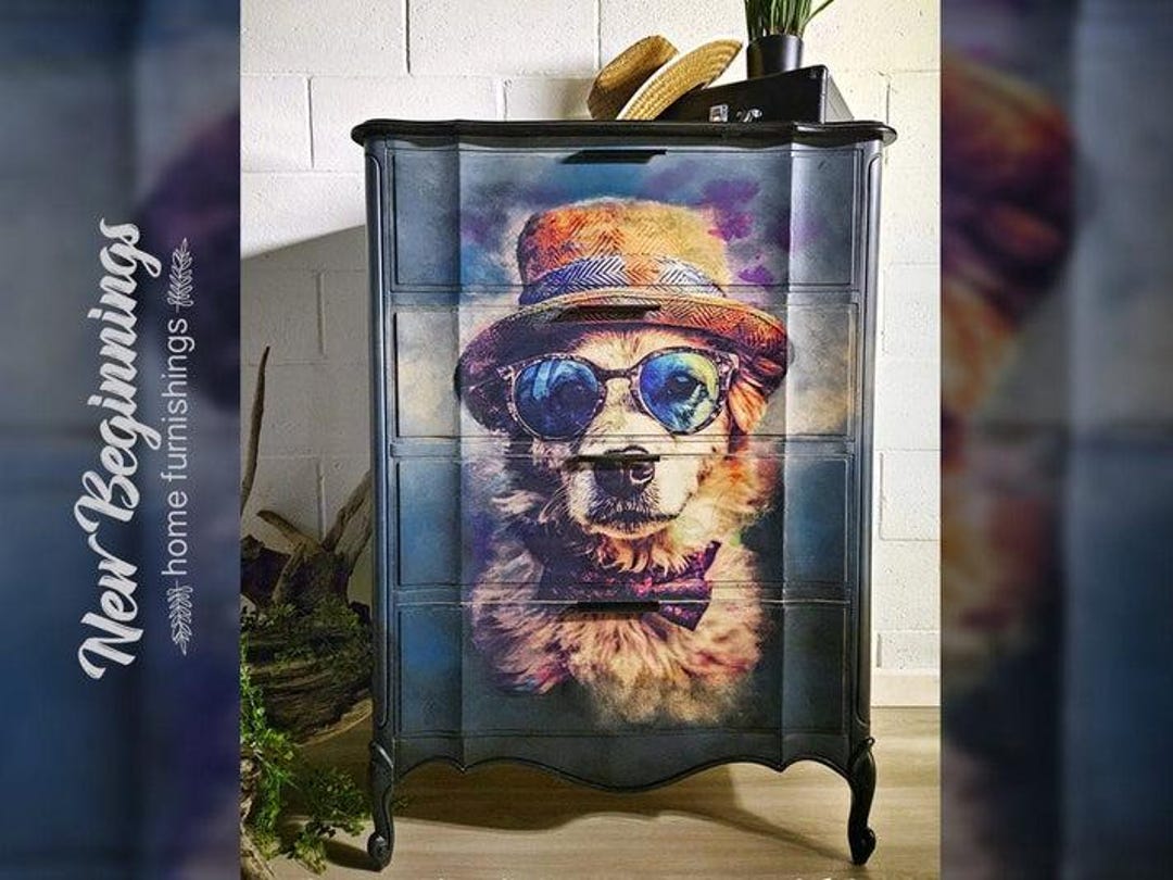 21x29" Large Decoupage Tissue Paper, D.O.GEE Dog Animal Decoupage Paper ...