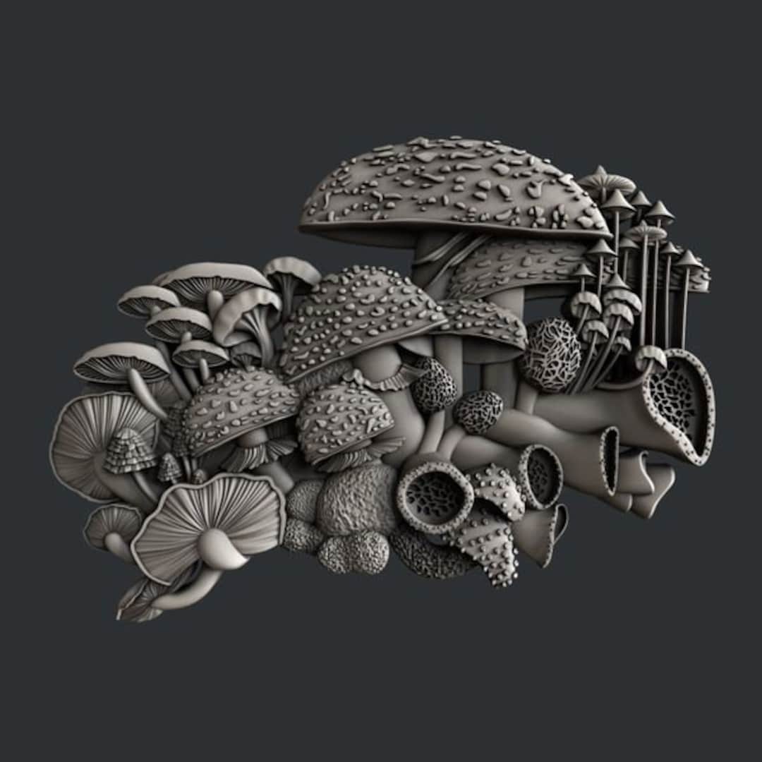 Zuri Mushroom Bloom 1 Mold OR Complete Set Zuri Mold Silicone Mould ...