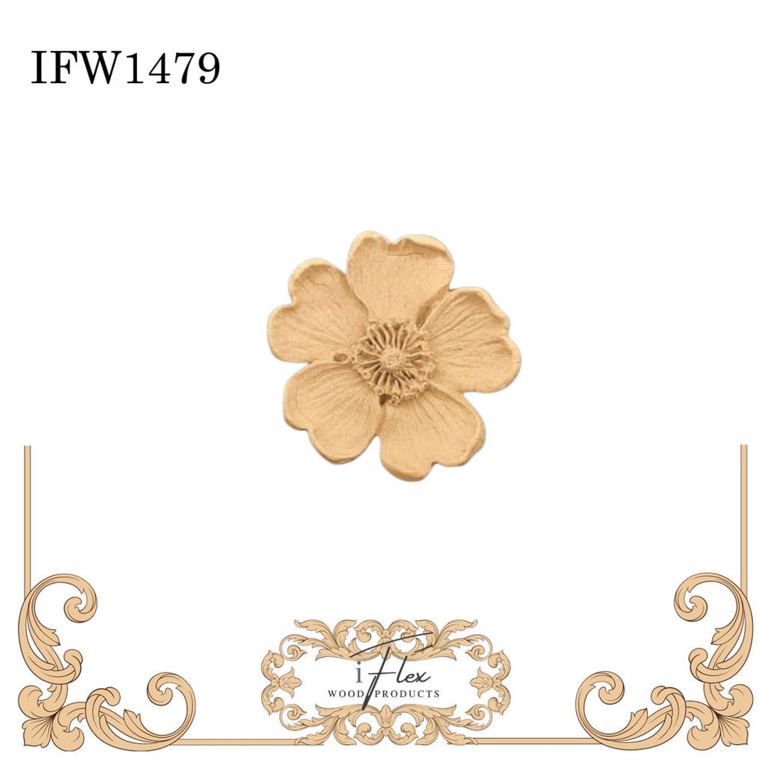 5 Flower Embellishment Floral Moulding 1479 Iflex Wood Products Heat ...