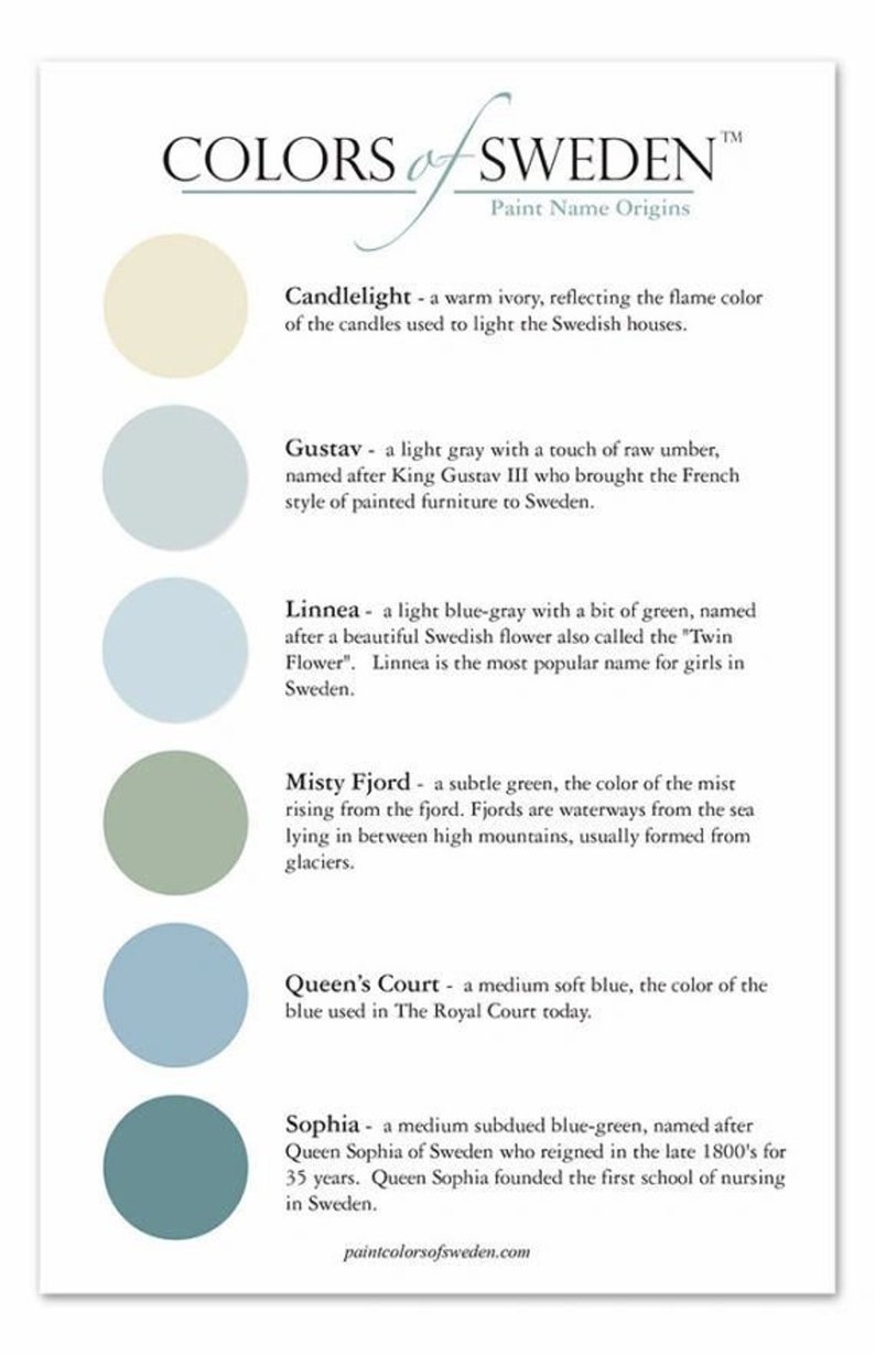 Candlelight Paint Couture Colors of Sweden Self Leveling Water Based ...
