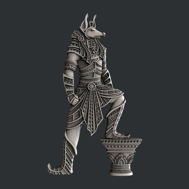 Anubis Power Silicone Mould Zuri Designs 3D Mold, Egyptian God for ...