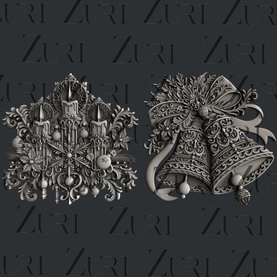 Christmas Decorations Mold, Zuri Silicone Mould for Resin and Polymer ...