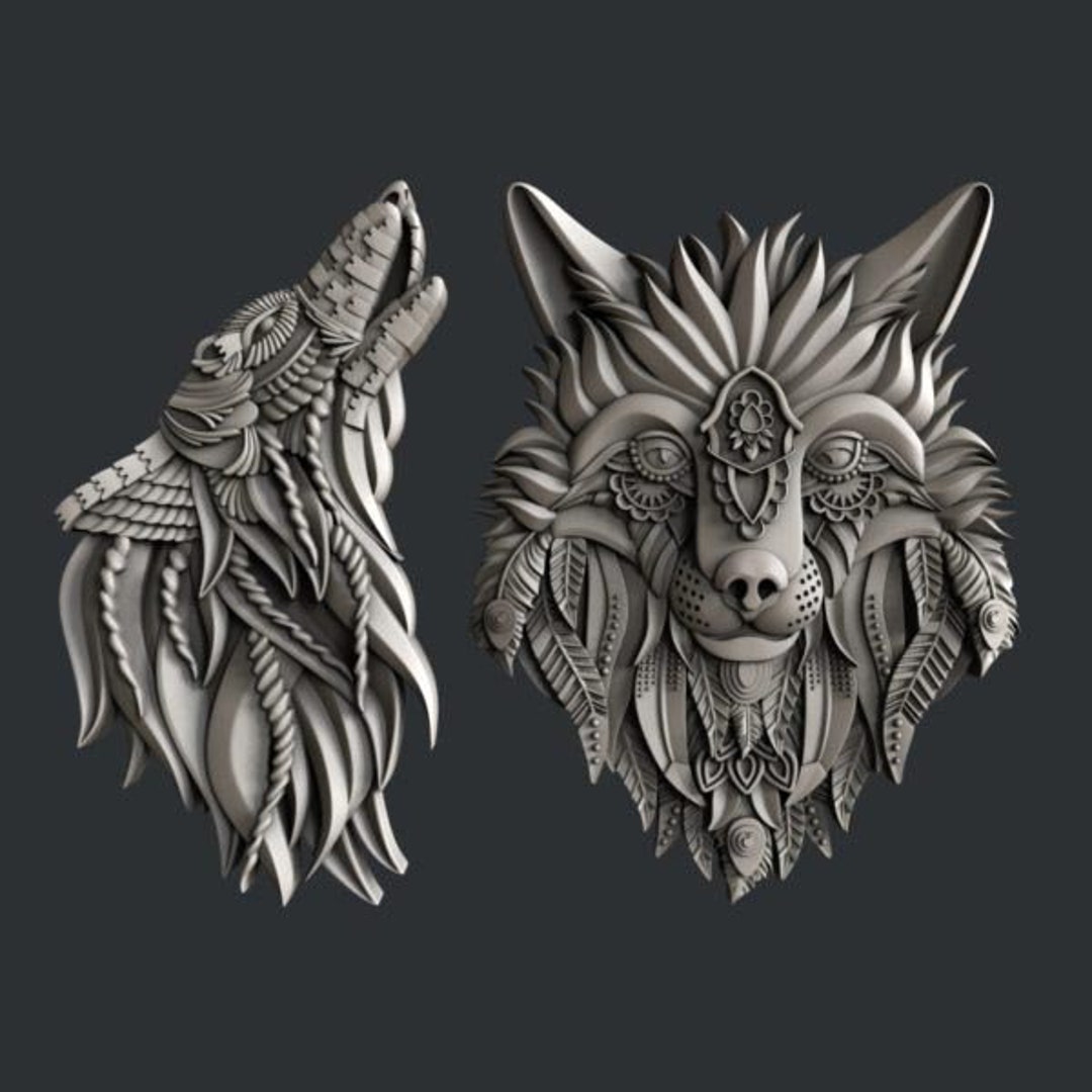 White Fangs Wolf Mold Silicone Mould Zuri Designs for Resin and Clay ...