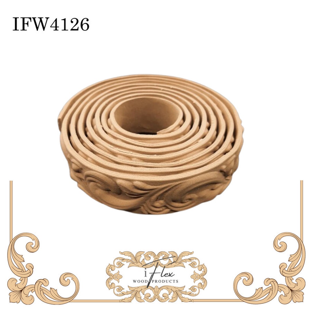 Scroll Decorative Trim Iflex Wood Products Wood Trim IFW 4126 - Etsy