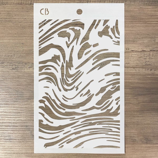 Marble Vein Stencil - Etsy