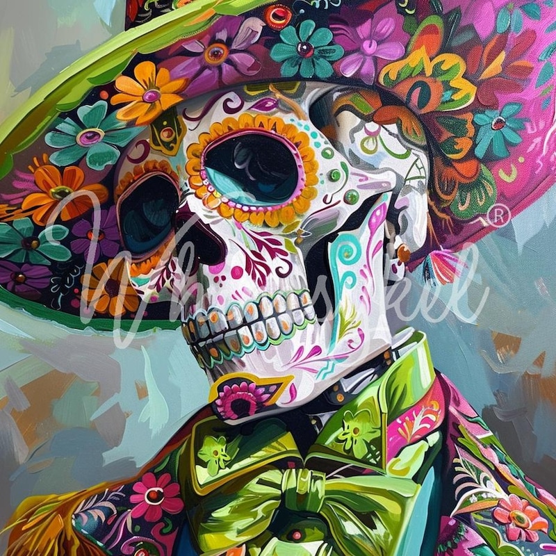 Skull Decoupage - Etsy