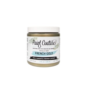 French Gold Paint Couture Gold Metallic Paint Metallic Sheen - Etsy