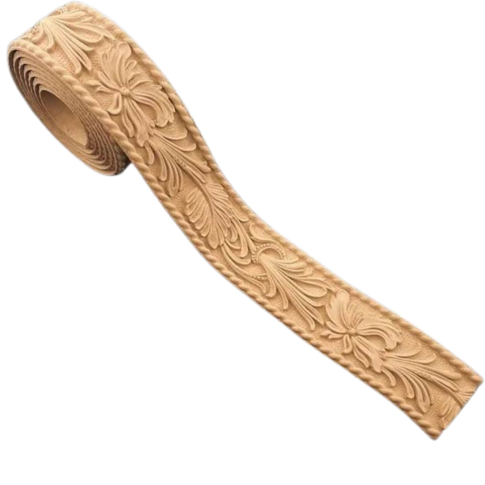 Wide Floral Decorative Trim Iflex Wood Products Wood Trim - Etsy