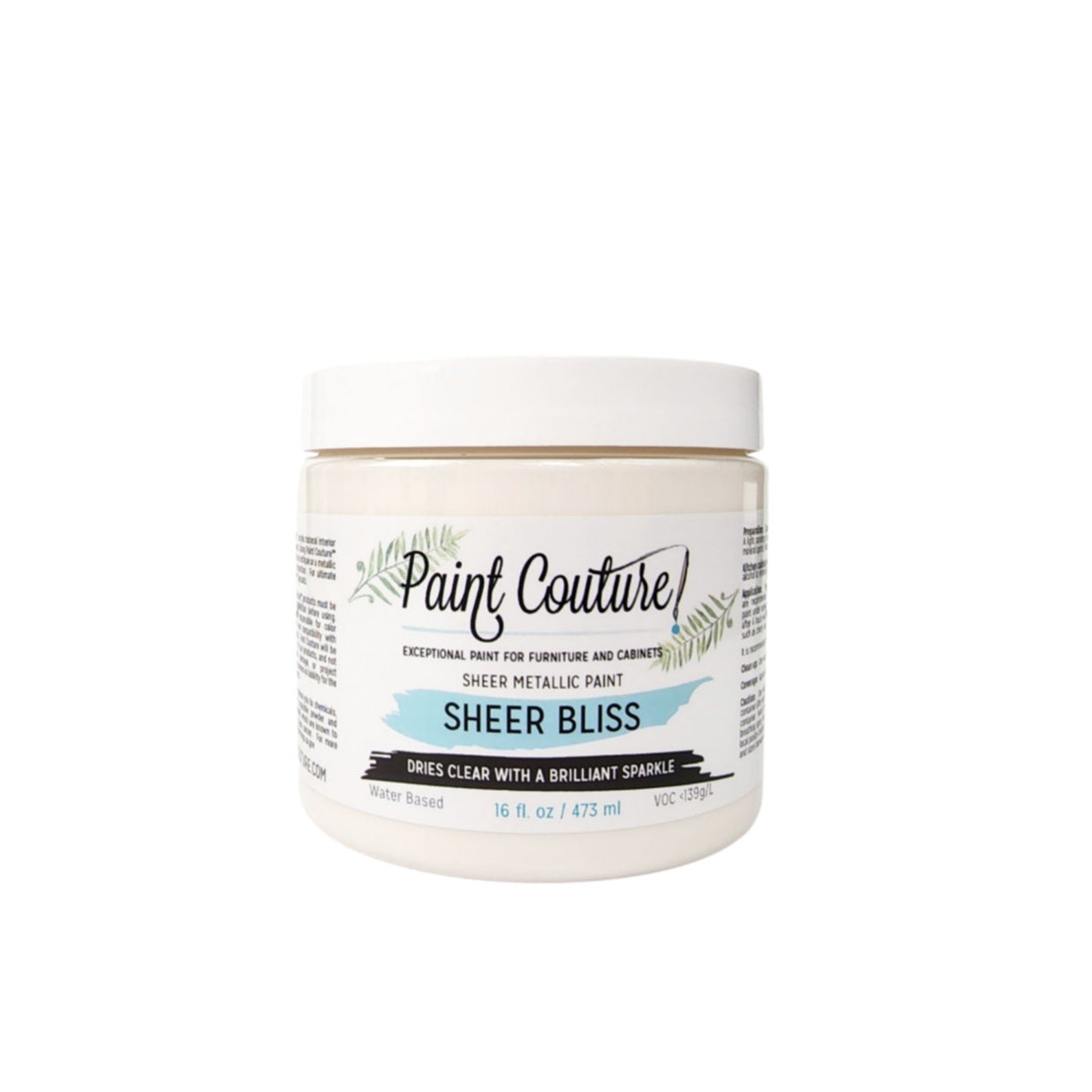 Sheer Bliss (sheer Sparkle) Paint Couture Metallic Paint Metallic Sheen ...