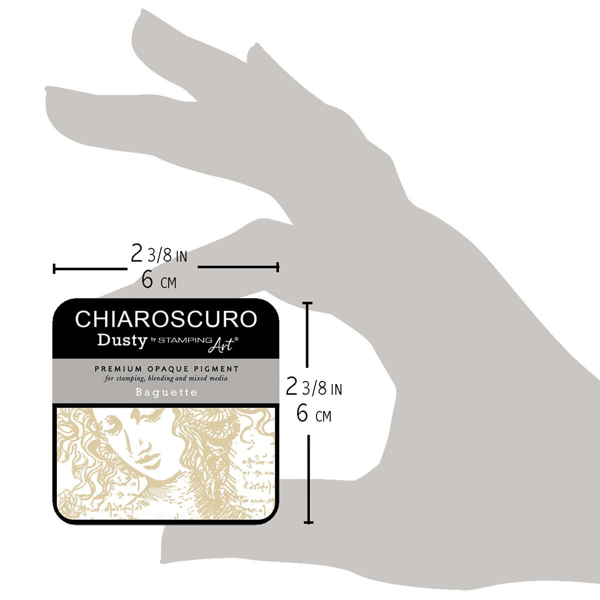 Chiaroscuro Dusty Ink Pad Baguette Ink Pad by Ciao Bella Color - Etsy