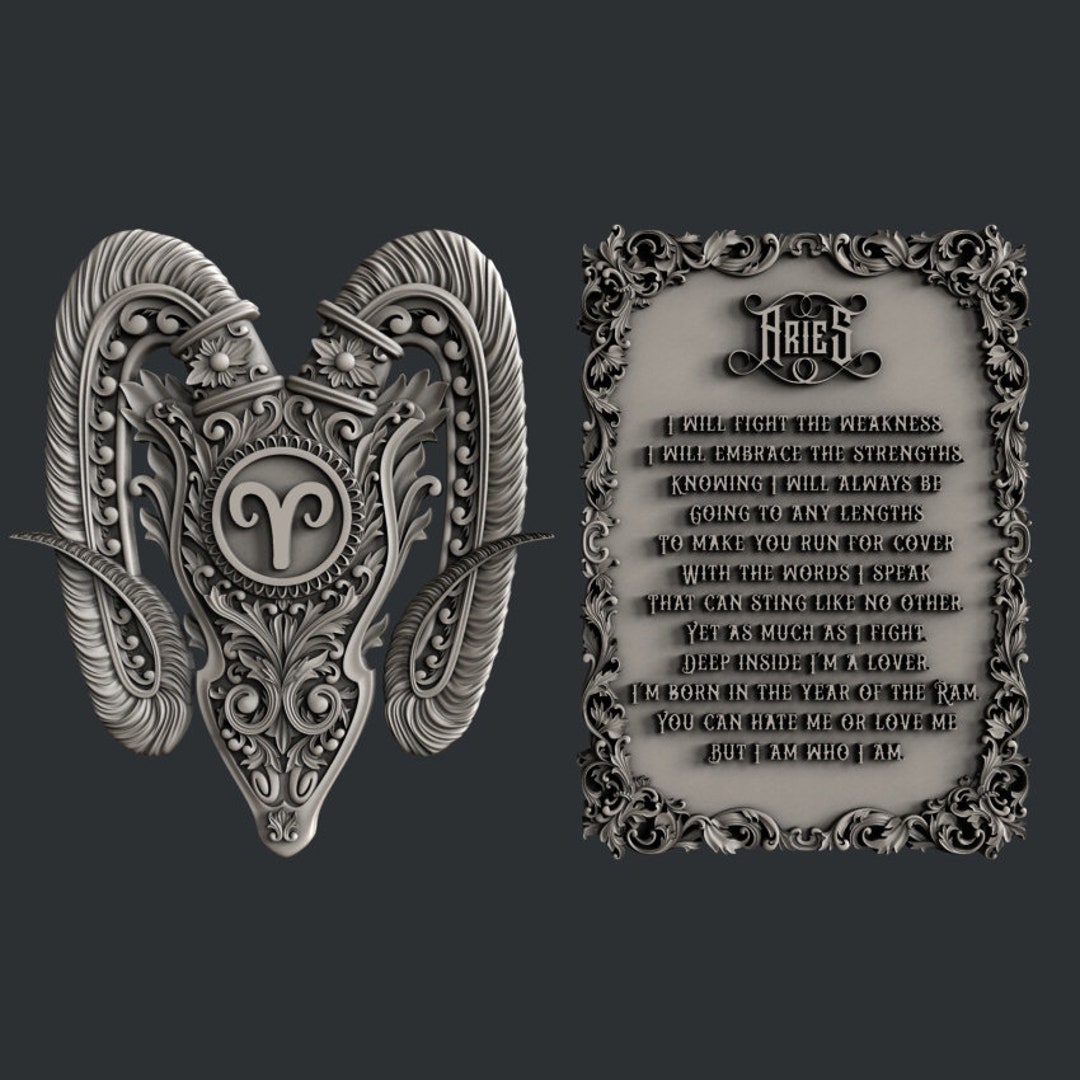 The Aries Mold Zuri Mold Zodiac Sign Mould Silicone Mould Zuri Mold 3D ...